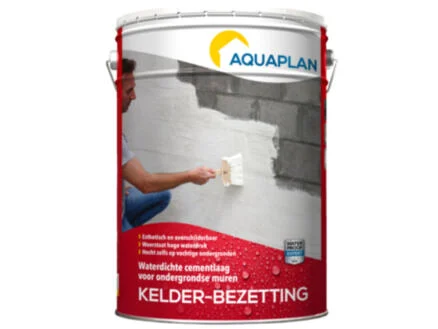 Aquaplan Kelder Bezetting Waterdichte Cementlaag 20kg Wit Hubo Aquaplan Kelder Bezetting Waterdichte Cementlaag 20kg Wit Hubo